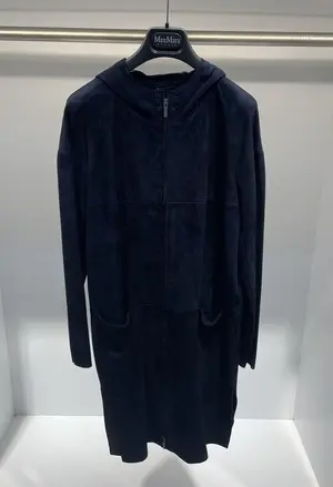 Max Mara Long-sleeved Hooded Jacket - Black