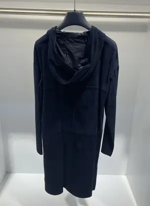 Max Mara Long-sleeved Hooded Jacket - Black