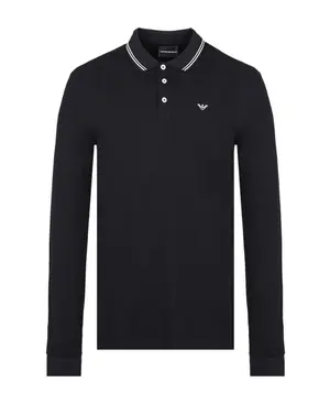 Emporio Armani Long Sleeve Polos For Men