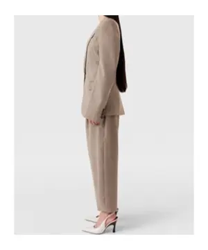 Stella McCartney Checked Single-breasted Blazer - Brown
