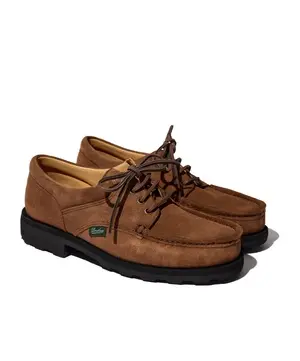 Paraboot Round-toe Suede Loafers - Brown