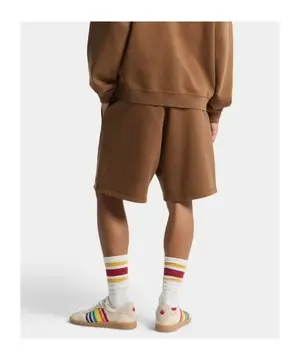 Dsquared2 Drawstring Embroidered-logo Track Shorts - Brown