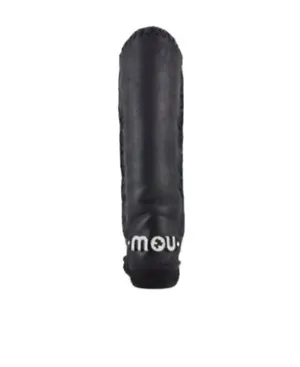 Mou Glitter Logo Eskimo Boots - Black