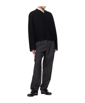 RIER Walker City Crop Wool Long-sleeve Casual Jacket