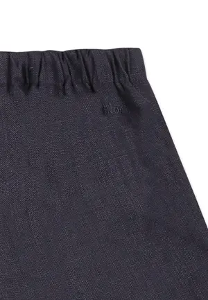 Chloé Scallop-edge Linen Shorts