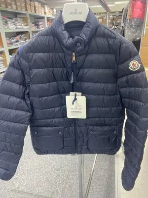 Moncler Lans Short Down Jacket - Night Blue