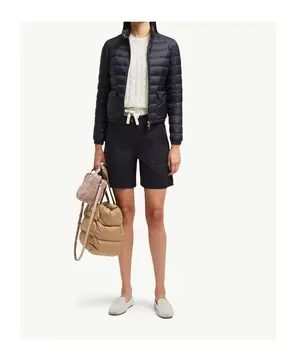 Moncler Lans Short Down Jacket - Night Blue