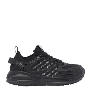 Dsquared2 Panelled Mesh Lace-up Sneakers - Black