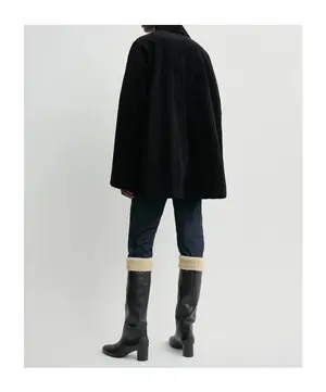 TOTEME Oversized Button-up Jacket - Black