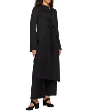 MAISON MARGIELA Asymmetrical Neck Open Back Top