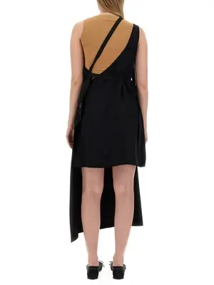 MAISON MARGIELA Asymmetrical Neck Open Back Top