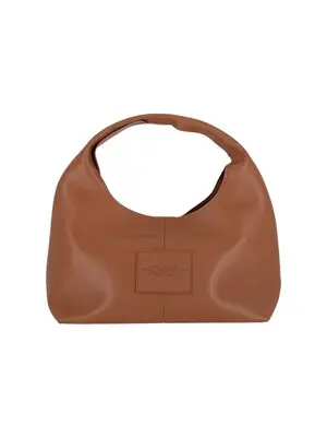 Marc Jacobs Sack Logo Detailed Shoulder Bag - Brown