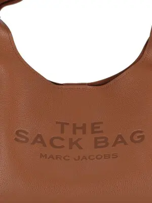 Marc Jacobs Sack Logo Detailed Shoulder Bag - Brown