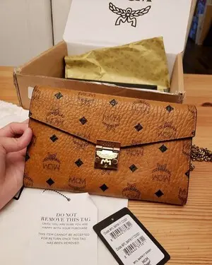 Mcm Millie Foldover Crossbody Bag