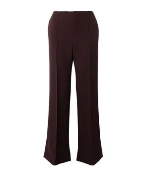 Chloé Wool Tailored Trousers - Copper-brown