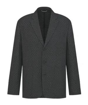 Dior Single-breasted Jacket With Rear Martingale Belt