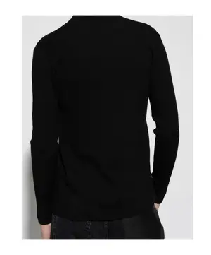 ALLSAINTS Minimalist Open Knit Cardigan With Logo Detail
