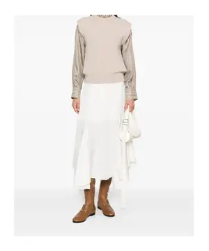Brunello Cucinelli Ribbed Knit Sleeveless Vest