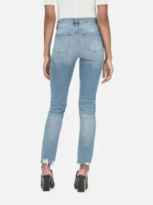 FRAME Le High Straight Leg Jeans - Blue