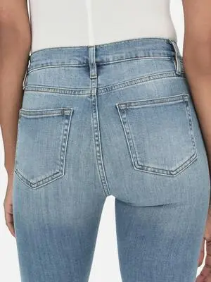 FRAME Le High Straight Leg Jeans - Blue