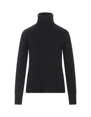 Max Mara Roll-neck Knitted Jumper - Black