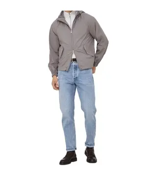 Brunello Cucinelli Zip-up Hooded Jacket - Grey