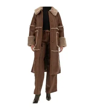 Baum Und Pferdgarten Wide Leg Trousers With Belt Loops And Pockets - Brown