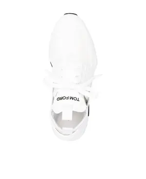 TOM FORD Low-top Lace-up Sneakers - White