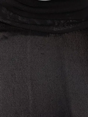 MAISON MARGIELA High Neck Sheer Bodysuit