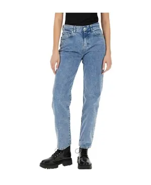 Moschino Jeans Straight Leg Bottoms For Women
