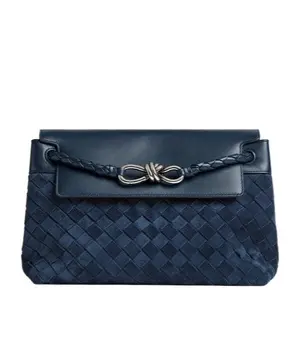Bottega Veneta Small Andiamo Messenger Bag - Neptune