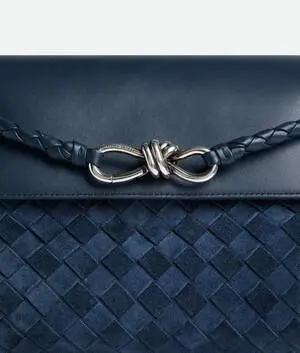 Bottega Veneta Small Andiamo Messenger Bag - Neptune