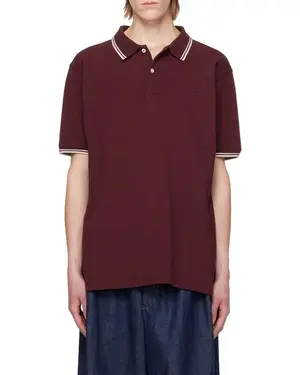 MAISON MARGIELA M Logo Piquet Polo Shirt