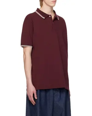 MAISON MARGIELA M Logo Piquet Polo Shirt