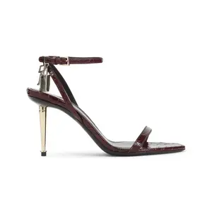 TOM FORD Ankle Strap High Heel Sandals With Metal Hardware - Multicolor