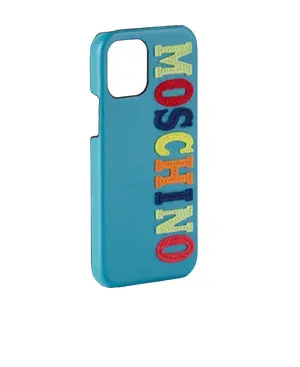 Moschino Logo Iphone 12 Pro Mobile Phone Case