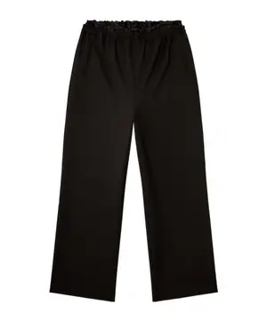 DIESEL® Wide-leg Trousers With Drawstring Waist