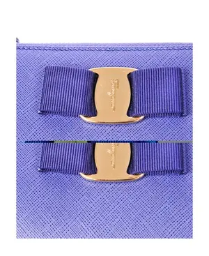 FERRAGAMO Bow Details Logo Wallet