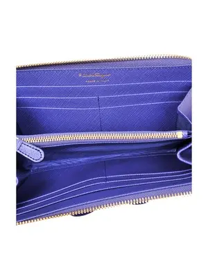 FERRAGAMO Bow Details Logo Wallet
