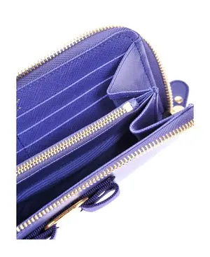 FERRAGAMO Bow Details Logo Wallet