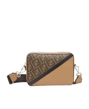 Fendi Gold Tone Bags For Men