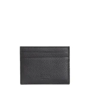 Zegna Logo Embossed Card Holder