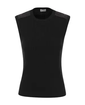 Brunello Cucinelli Sleeveless Knit Top