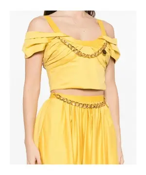 Elisabetta Franchi Chain Detail Top