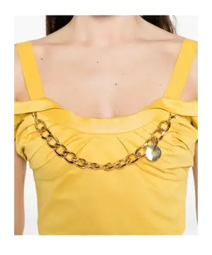 Elisabetta Franchi Chain Detail Top