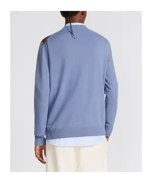 Dior V-neck Cashmere Sweater With Cd Diamond Argyle Pattern