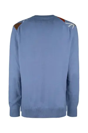 Dior V-neck Cashmere Sweater With Cd Diamond Argyle Pattern