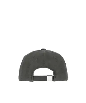 We11Done Logo Embroidered Baseball Cap - Grey