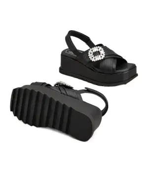 ROGER VIVIER Slidy Viv Wedge Sandals