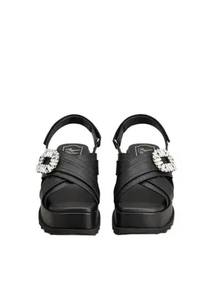 ROGER VIVIER Slidy Viv Wedge Sandals